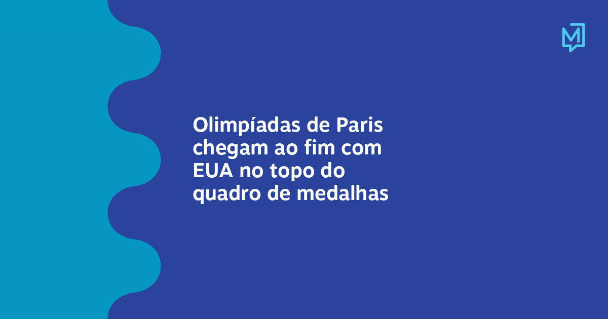 Olimpíadas de Paris chegam ao fim com EUA no topo do quadro de medalhas ...