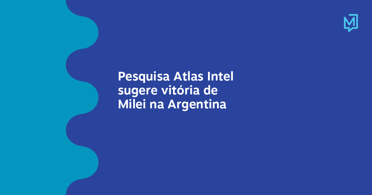 Pesquisa Atlas Intel sugere vitória de Milei na Argentina – Meio